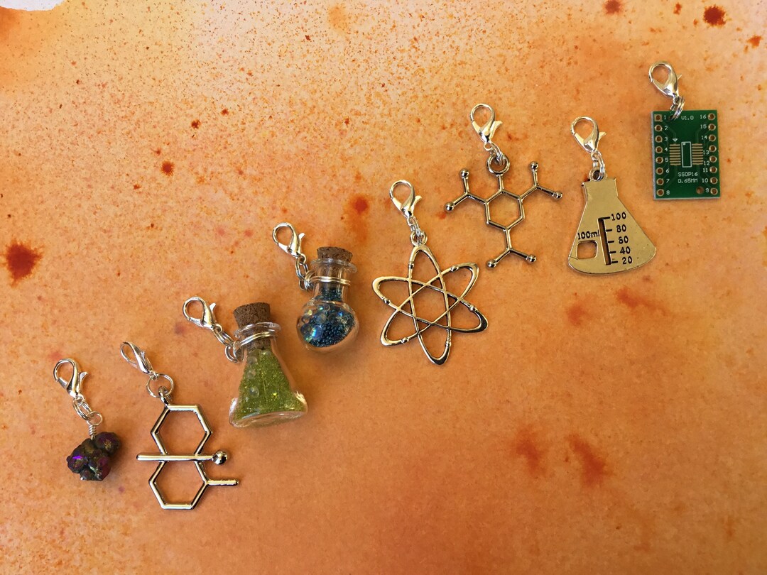 Chemistry Science Charm Set - Etsy