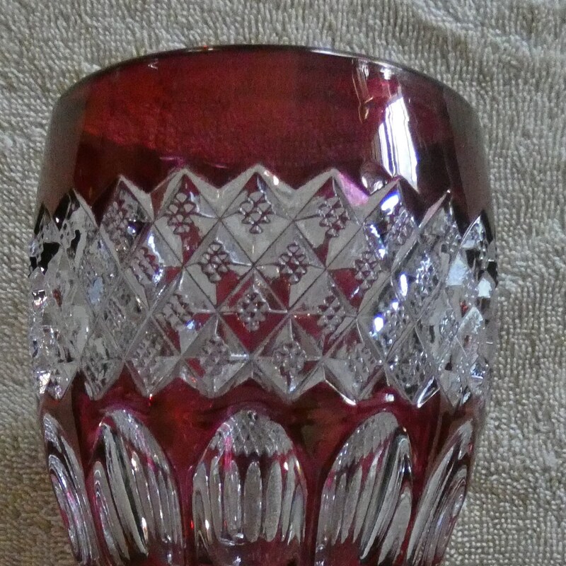 Vintage Red Glass - Etsy