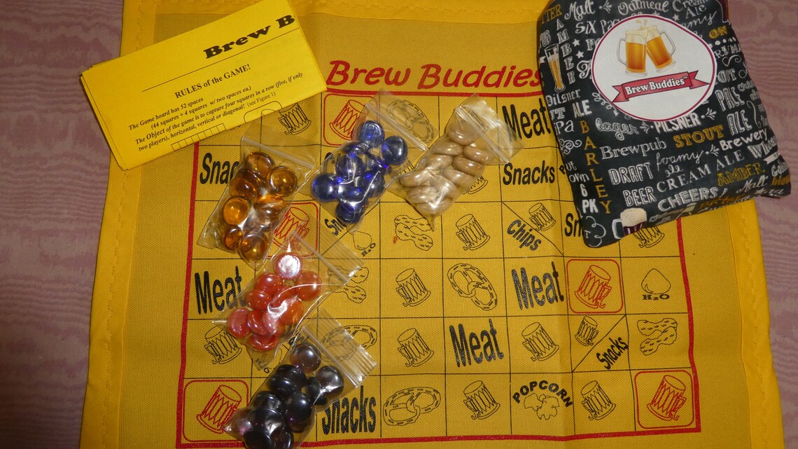 Board Game-beer Brew Buddies-board Game eat and Drink to Win-new Years Party - Etsy