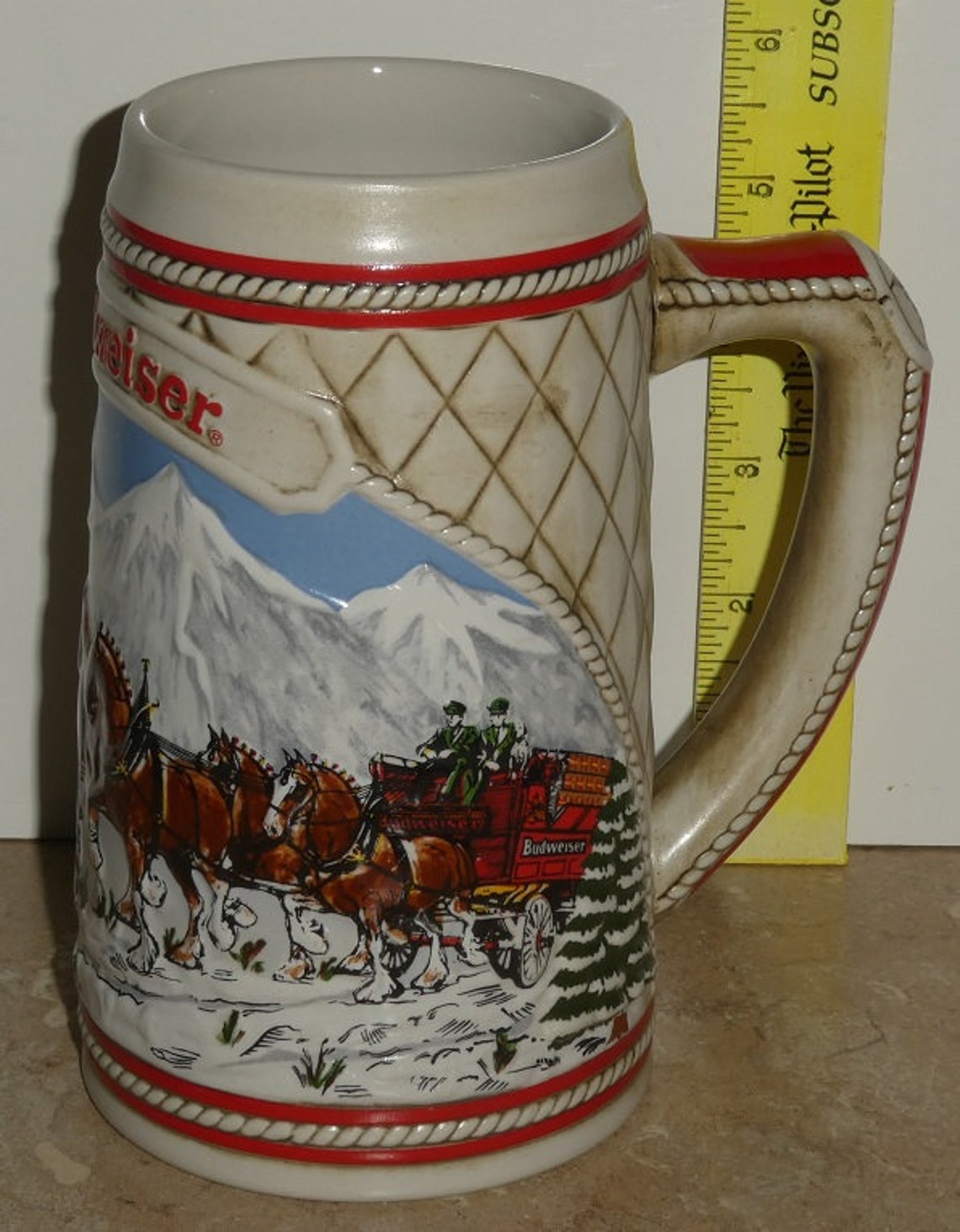 Mug-budweiser-clydesdales-bar Decor-beer-vintage-grandparent Gift - Etsy