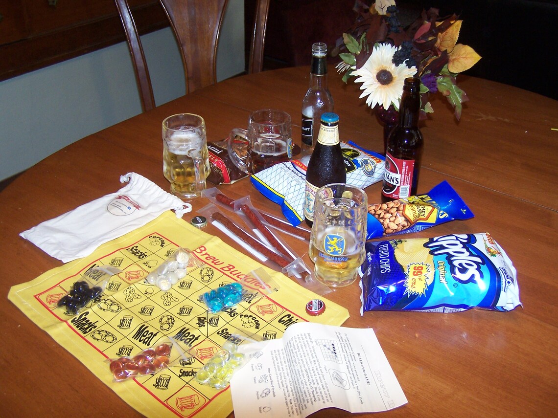 Board Game-beer Brew Buddies-board Game eat and Drink to | Etsy