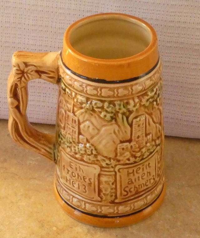Beer Mug-vintage- Japan-gift for Him-create Your Own Mismatched Barware ...