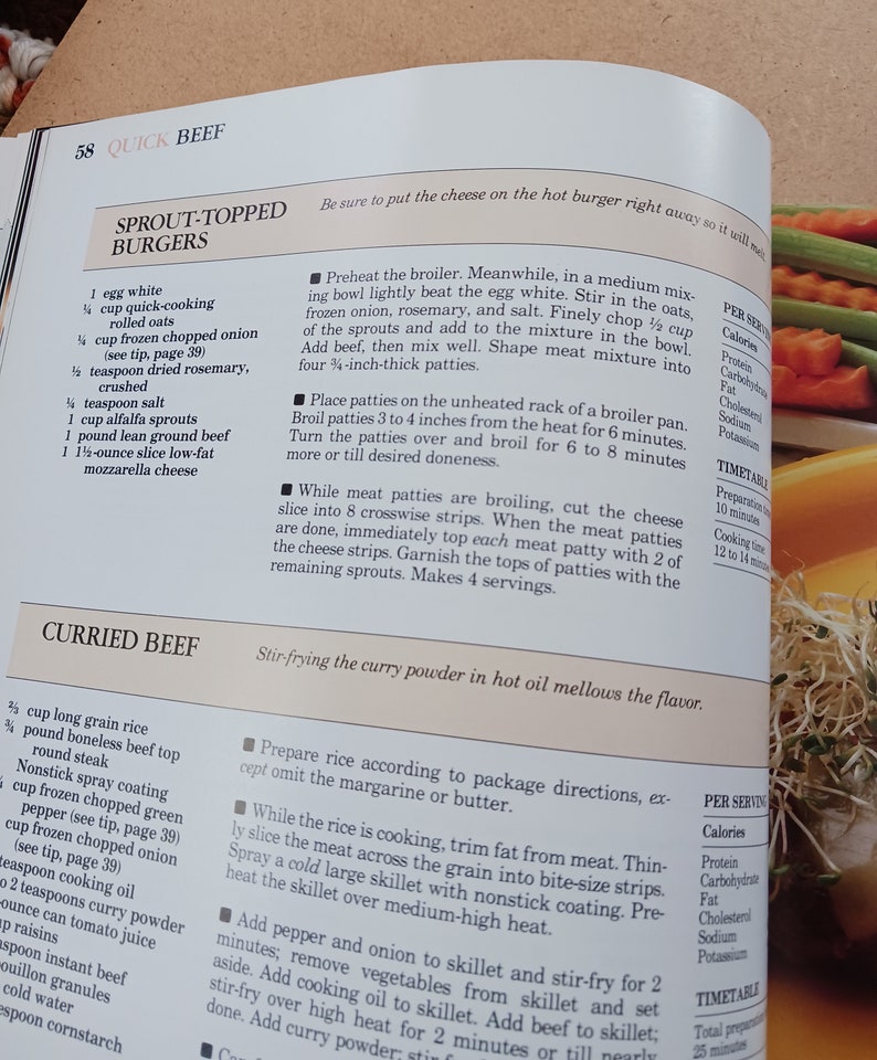 Cook Book-quick & Easy Diet Recipes-better Homes and Gardens-hard Cover ...