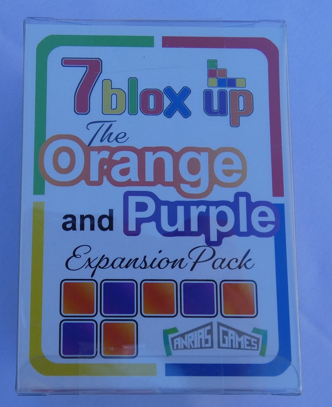 7bloxup Orange and Purple Expansion – Card and Wooden Block Game - Etsy