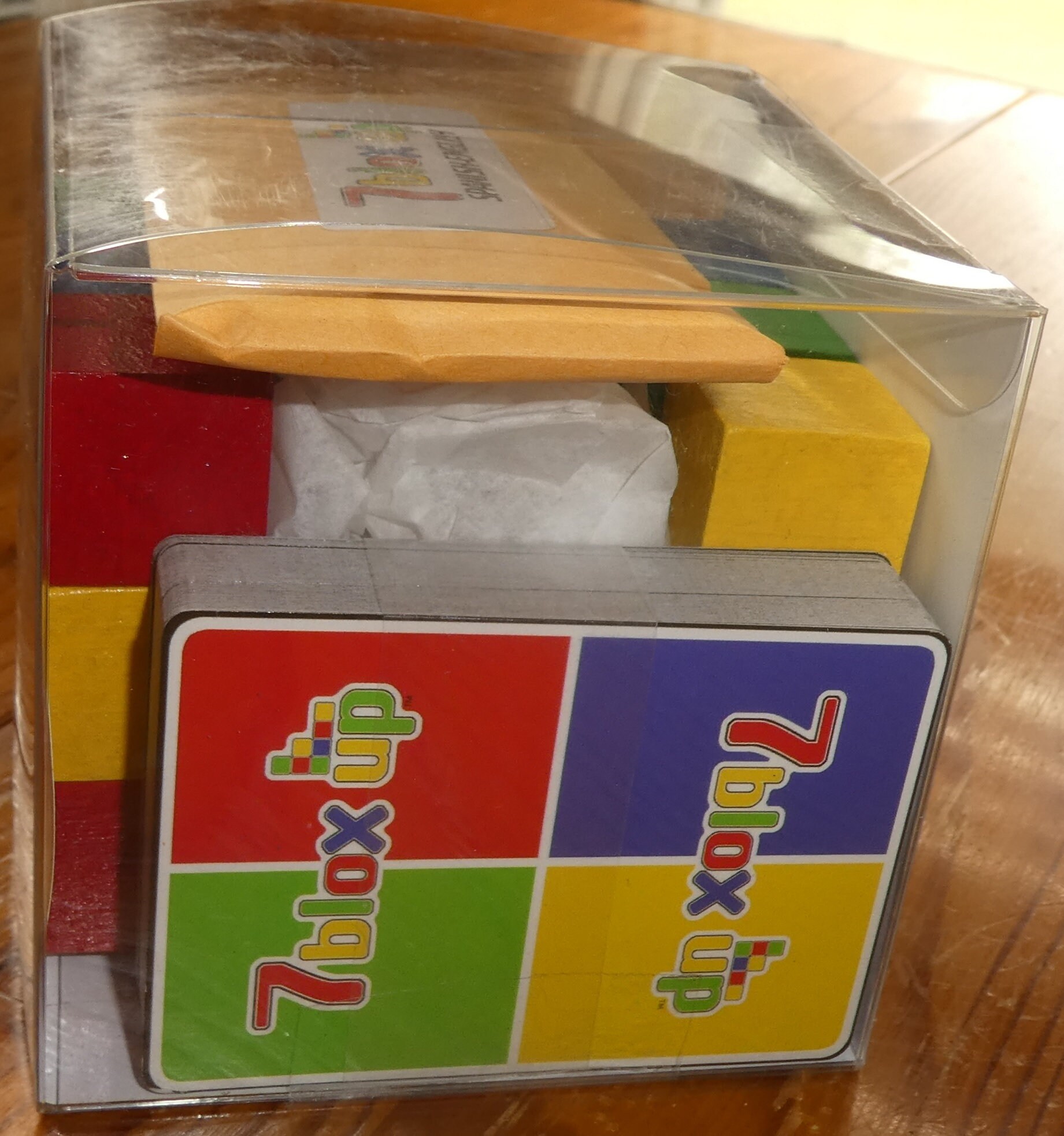 Card Game With Blocks-7bloxup-spanish English-ages 4 and Up-juego De ...