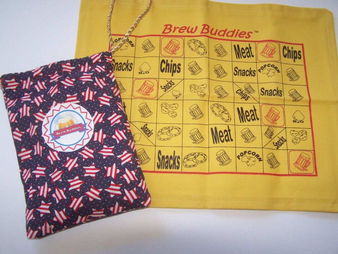 Tabletop Game-brewbuddies-board Game-beer-food-red White and Blue ...