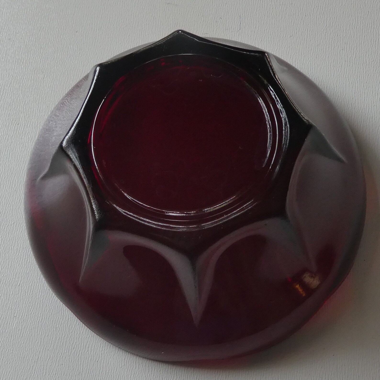Dessert Dish- 4 0z.-red Glass- Wedding Gift - Trinket Dish - Etsy