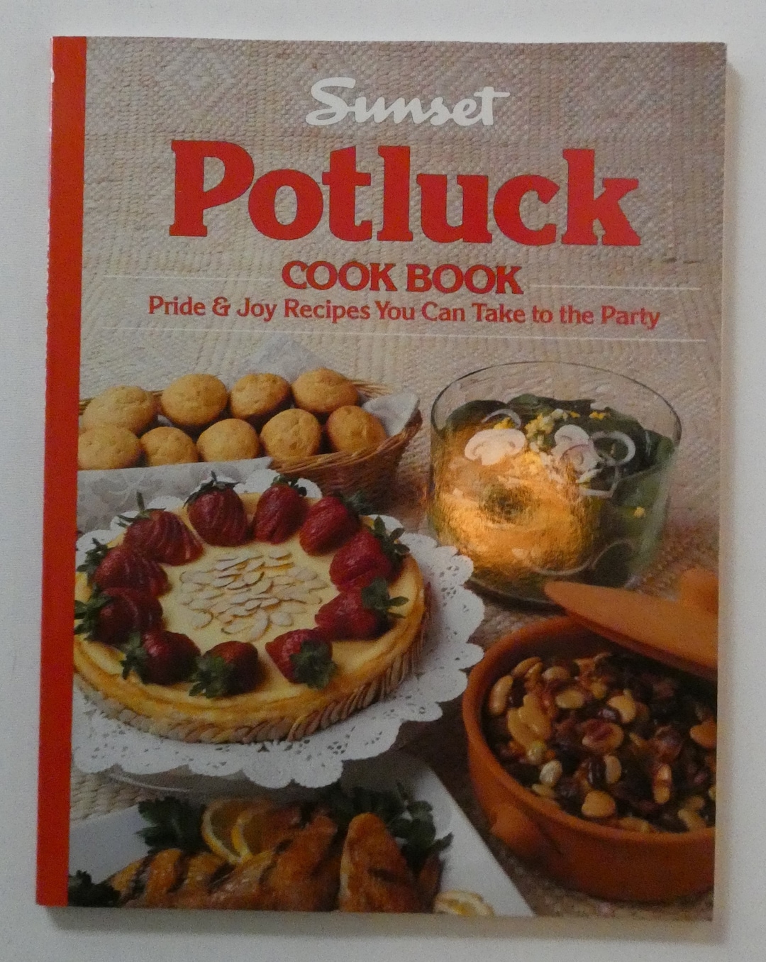Cook Book-potluck Cook Book- Sunset- 96 Pages-1988- Housewarming Gift ...