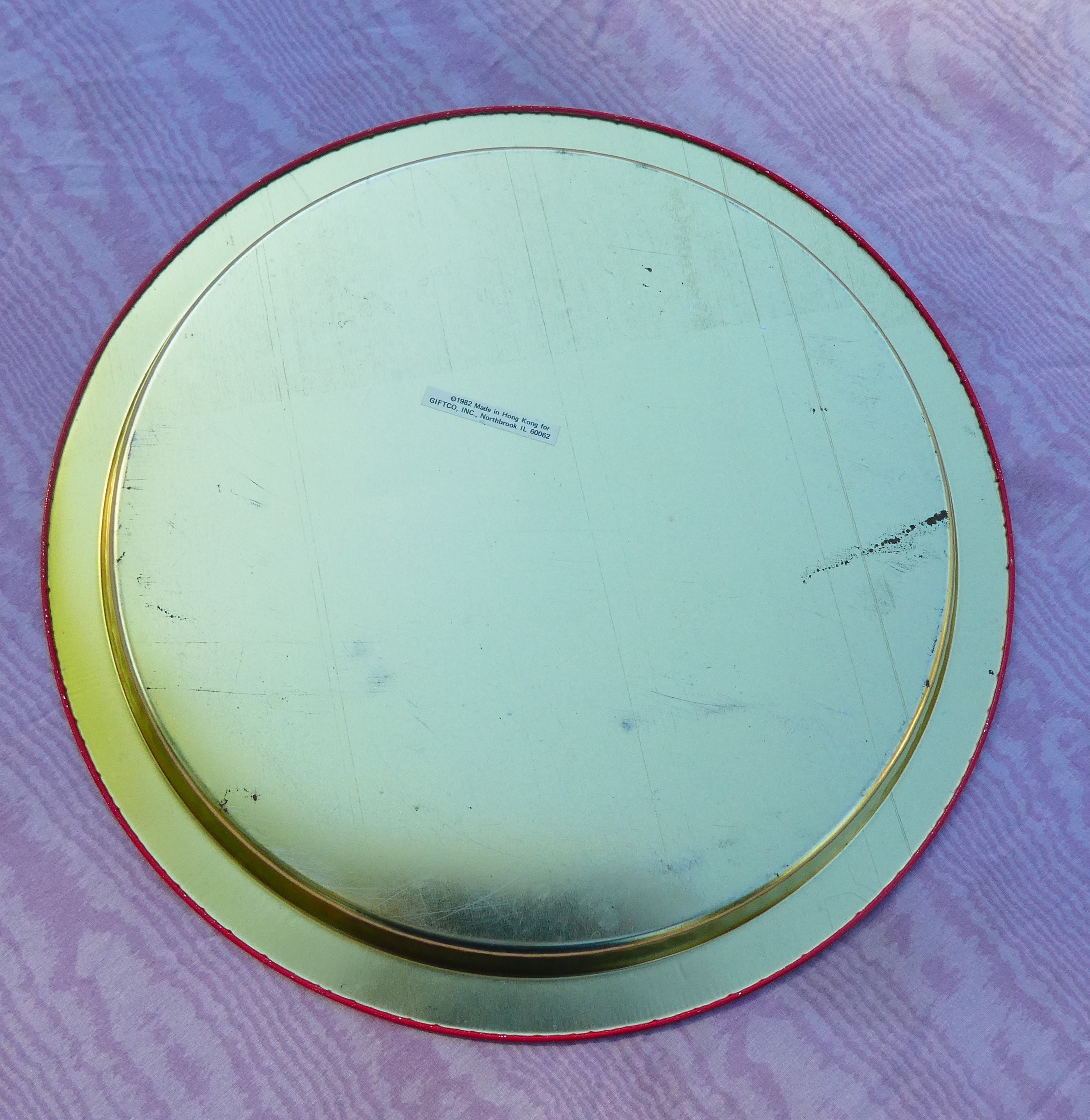 Serving Tray-dancing Santa and Mrs. Claus Design-christmas Wedding Gift ...