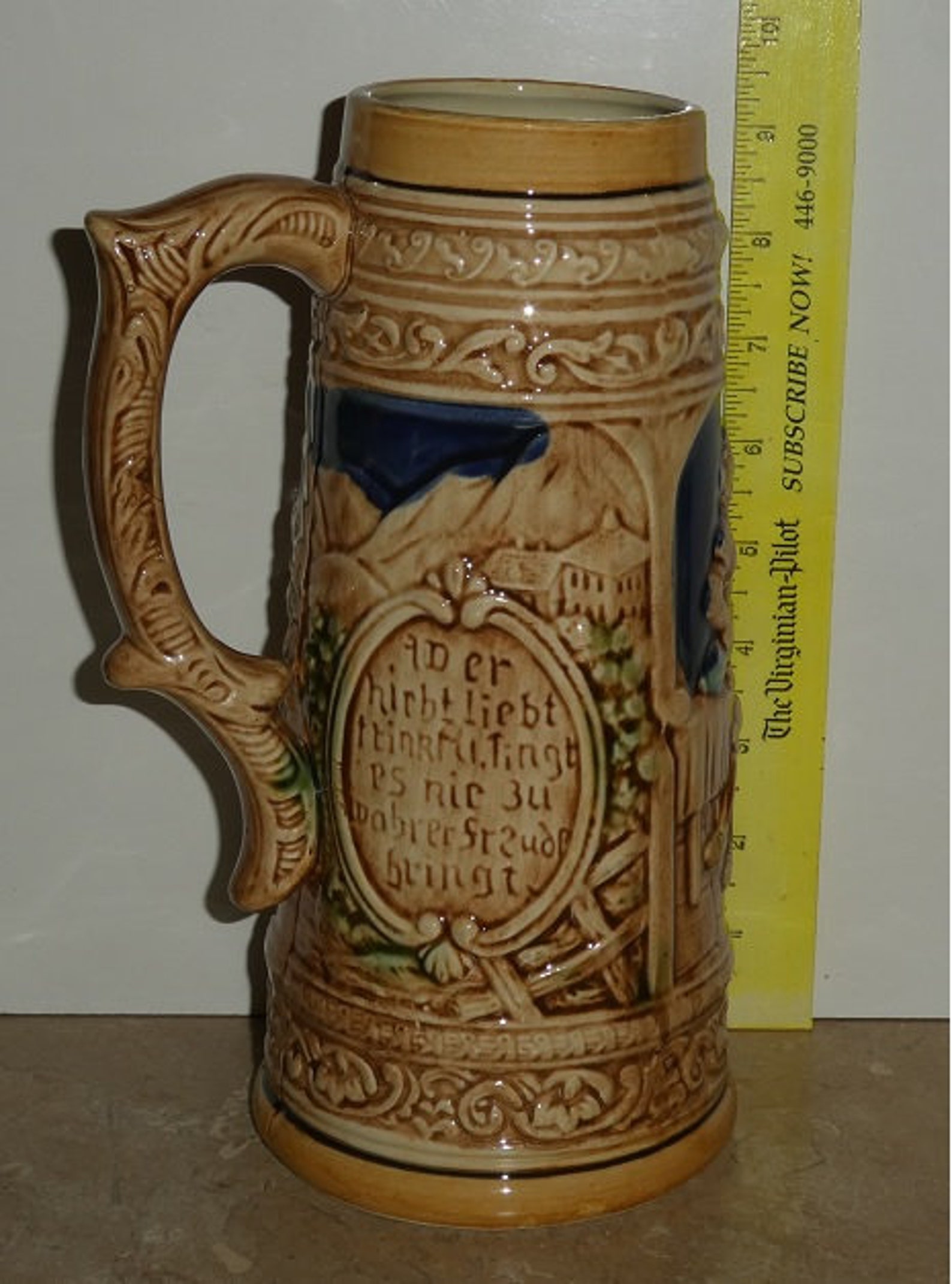 Beer Mug-50 Oz.-bar Decor-vintage-made in Japan-for Him - Etsy