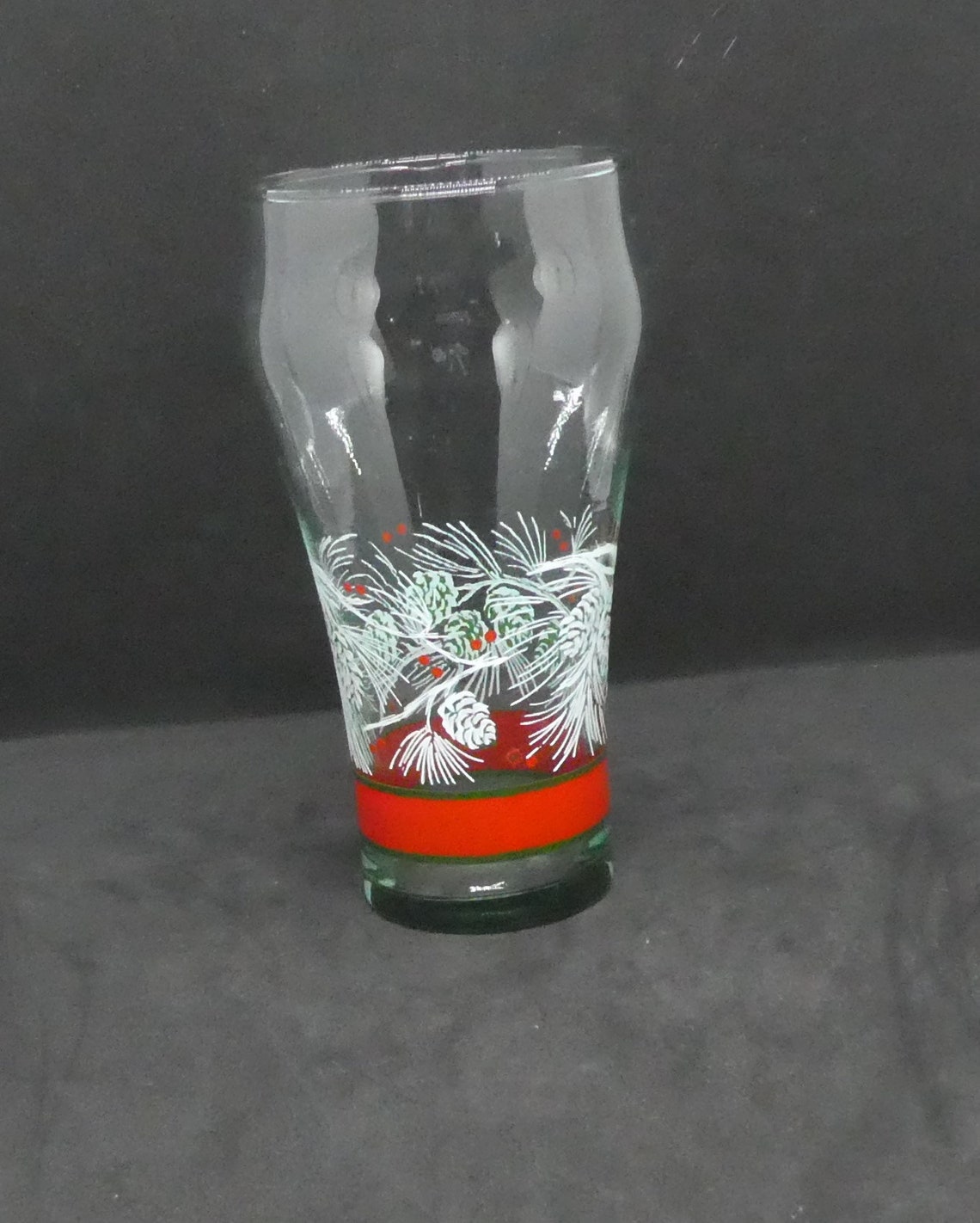 Tumbler-12 Oz-coke Christmas Glass-barware-holiday Hosting Gift- Fill ...