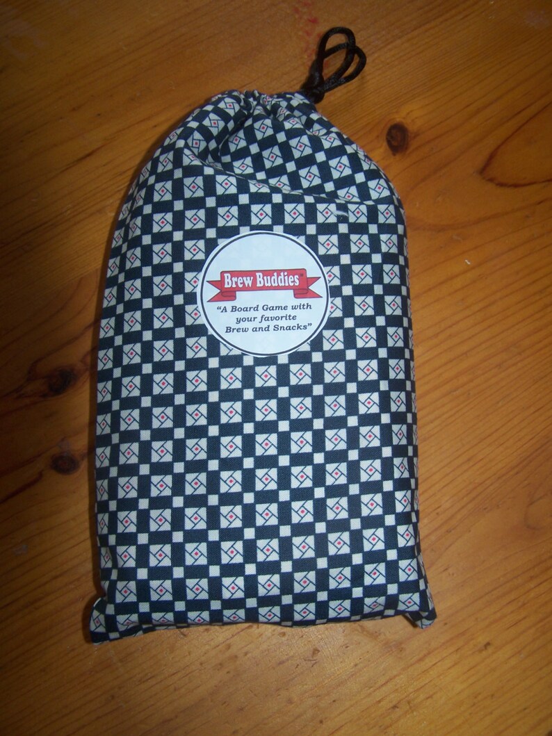 Board Game-brew Buddies-beer Black Checked Bag-21 Game guy - Etsy