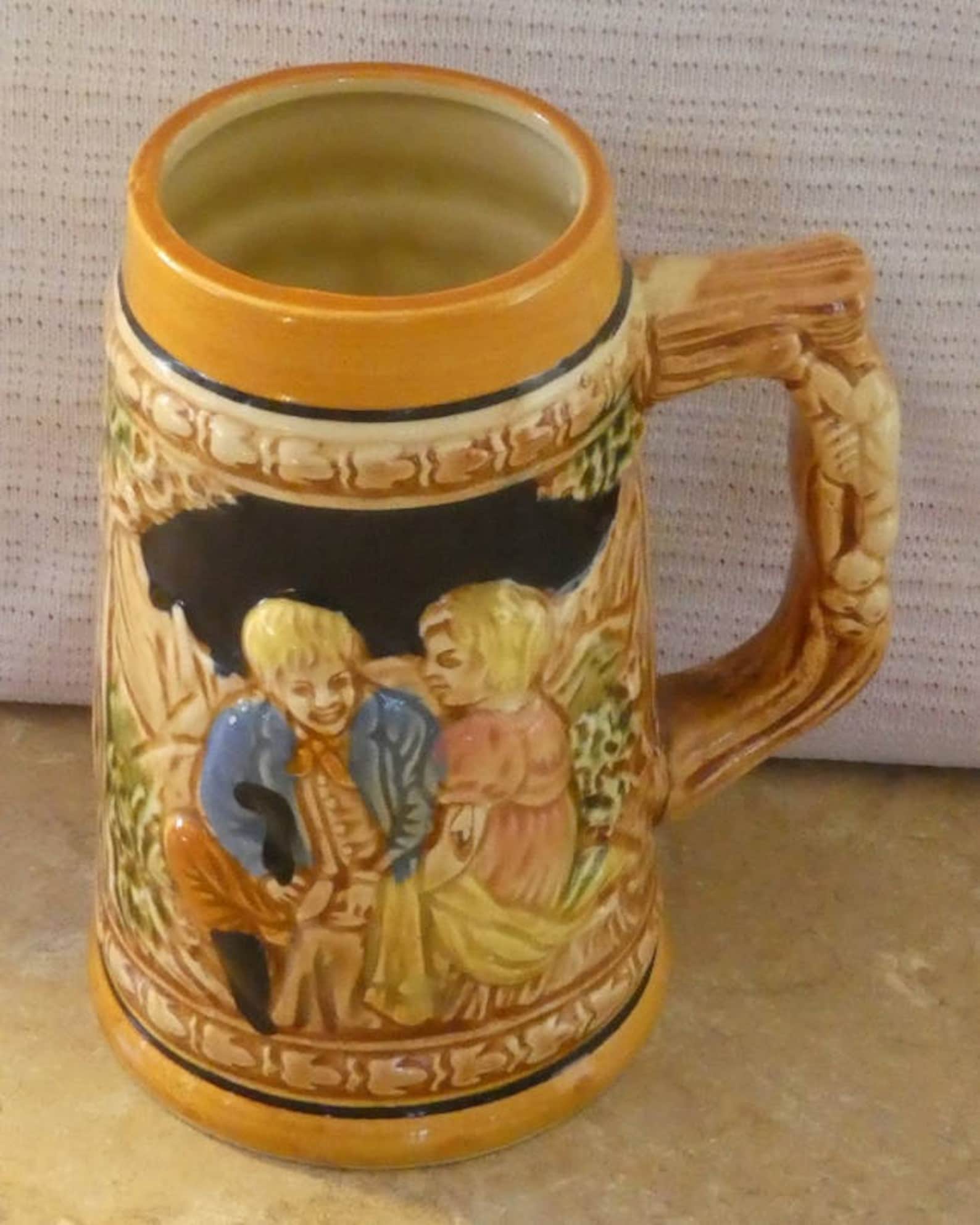 Beer Mug-vintage- Japan-gift for Him-create Your Own Mismatched Barware ...
