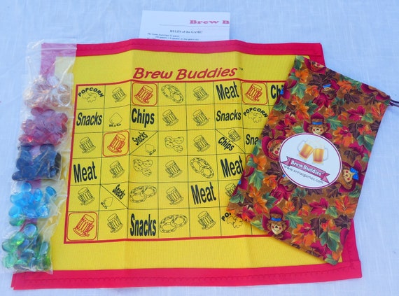 Board Game-beer Brew Buddies-board Game fall Bag-5 Tokens in - Etsy