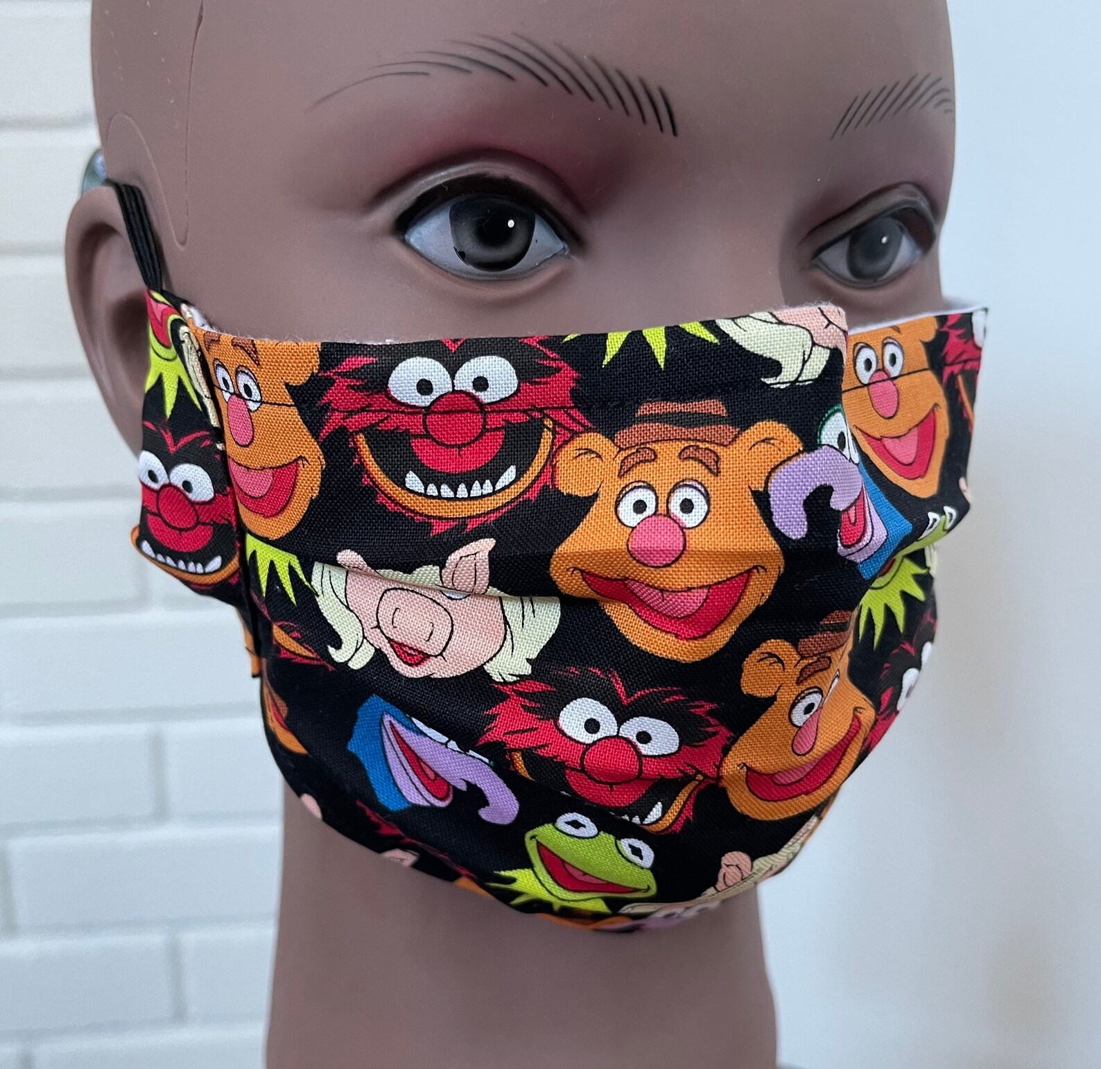 Muppets gang adult face mask with nose wire washable. | Etsy