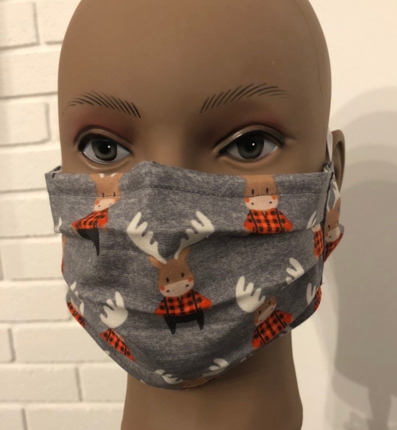 Canadian Moose Adult Face Mask With Nose Wire washable - Etsy