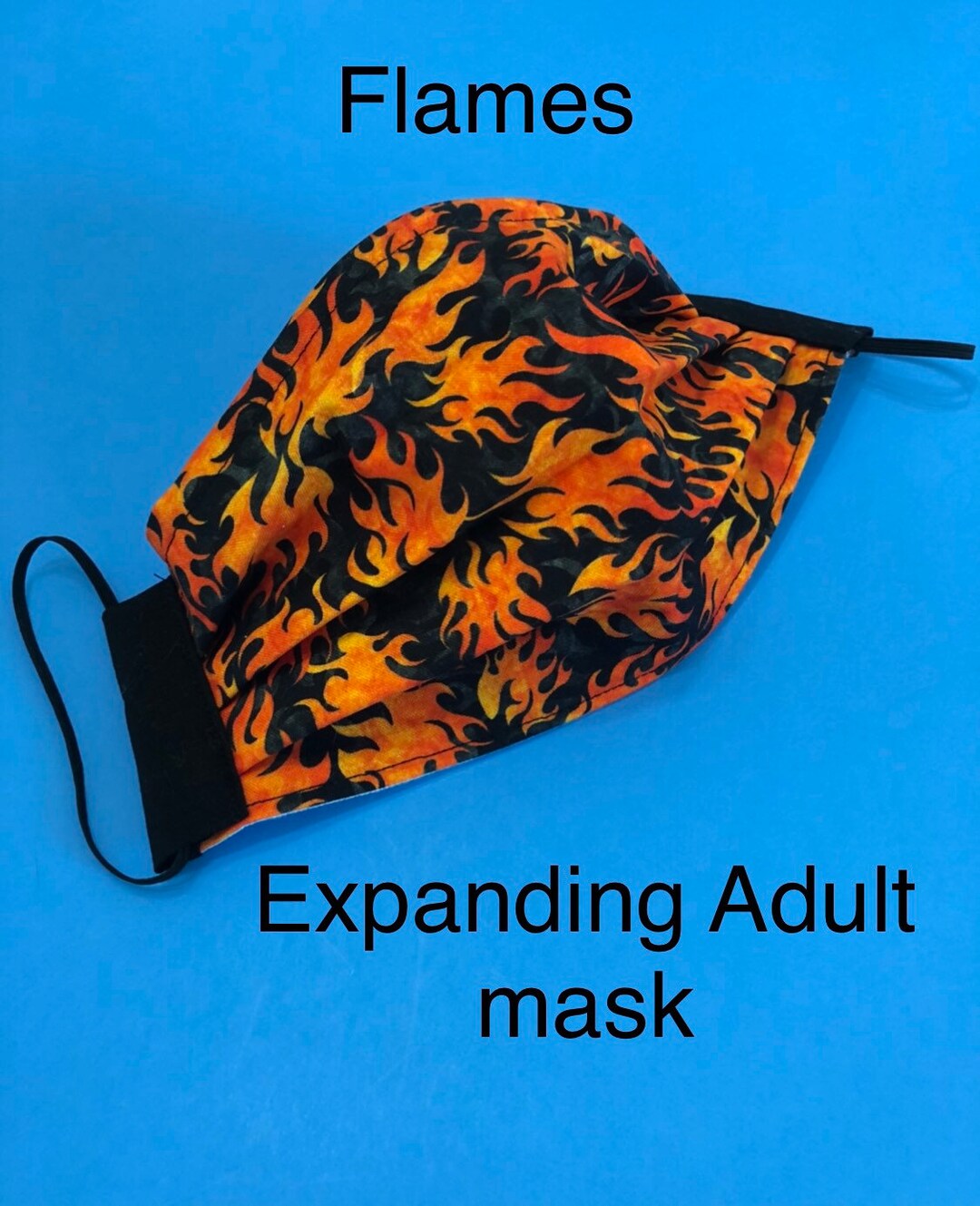Fun Flames Adult Face Mask With Nose Wire washable. - Etsy