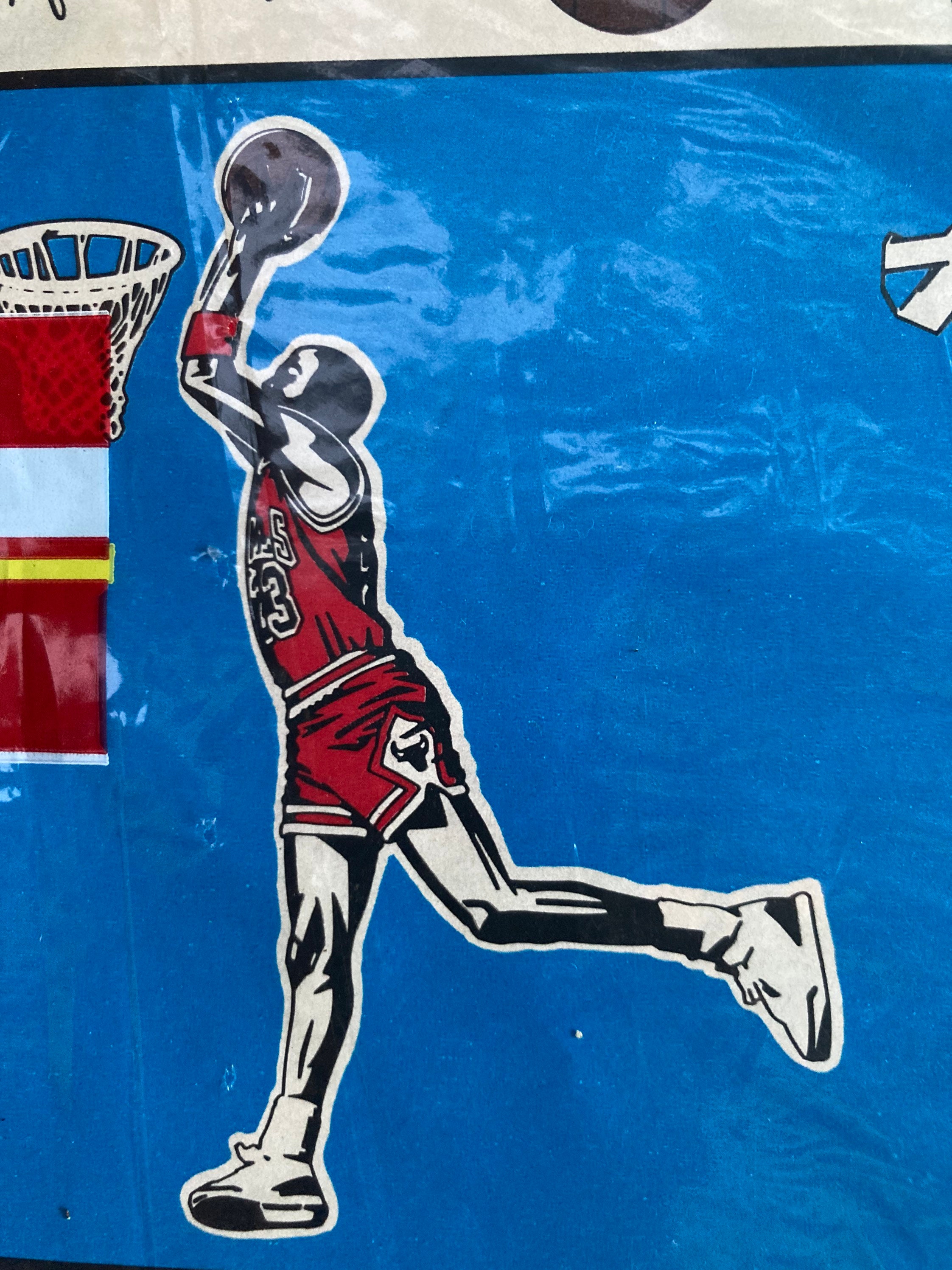 Michael Jordan Gift Wrap From 1990s From Cleo - Etsy