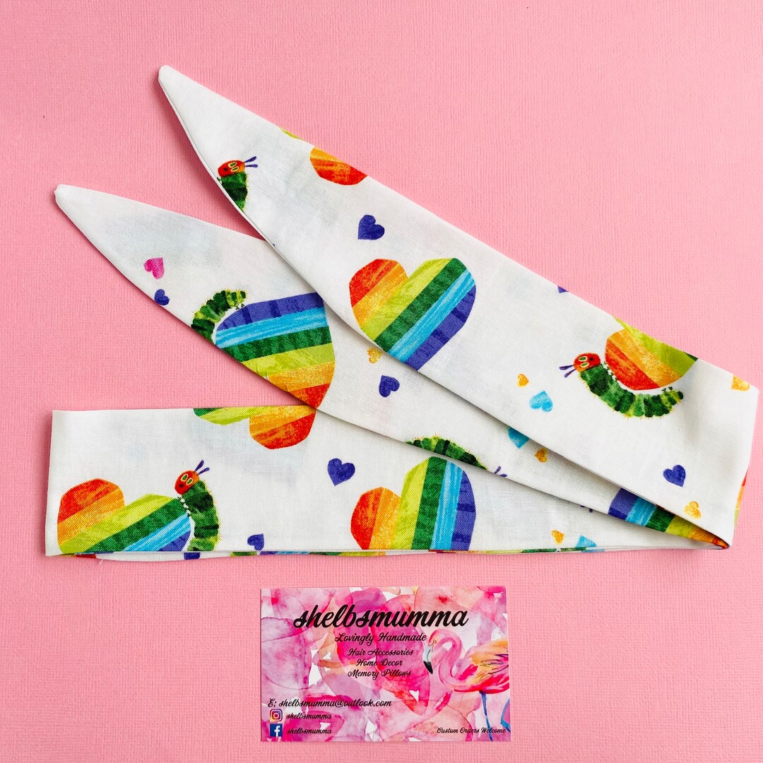 The Very Hungry Caterpillar Hair Wrap Headband Topknot Scarf Bandana ...