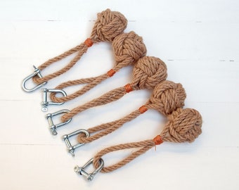 Nautical Rope Keychain - Etsy