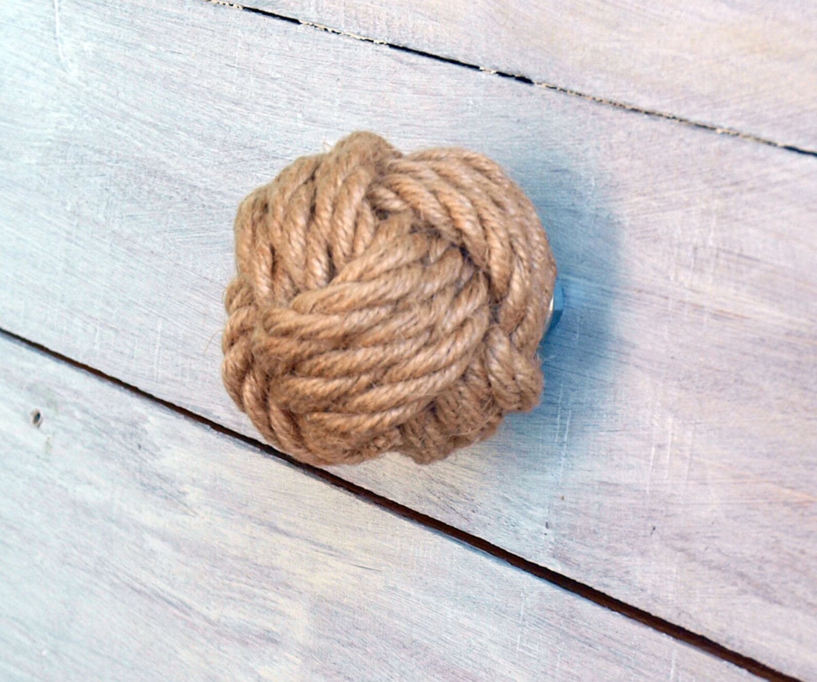 Set of 12 Nautical Rope Ball,nautical Drawer Pulls, Drawer Pull or ...