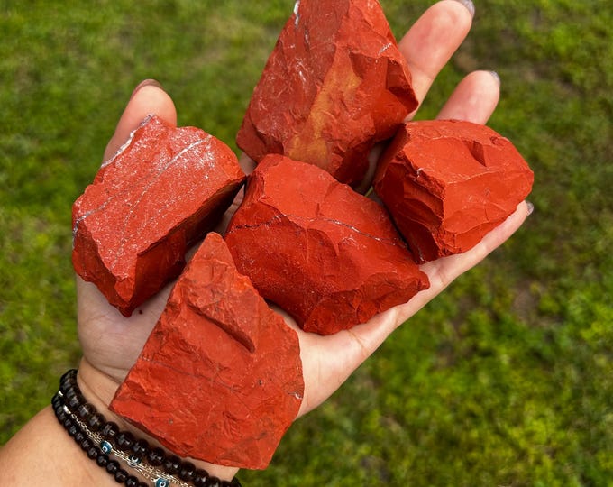 Red Jasper Raw Crystal | Root Chakra Energy Stone | Grounding - Etsy