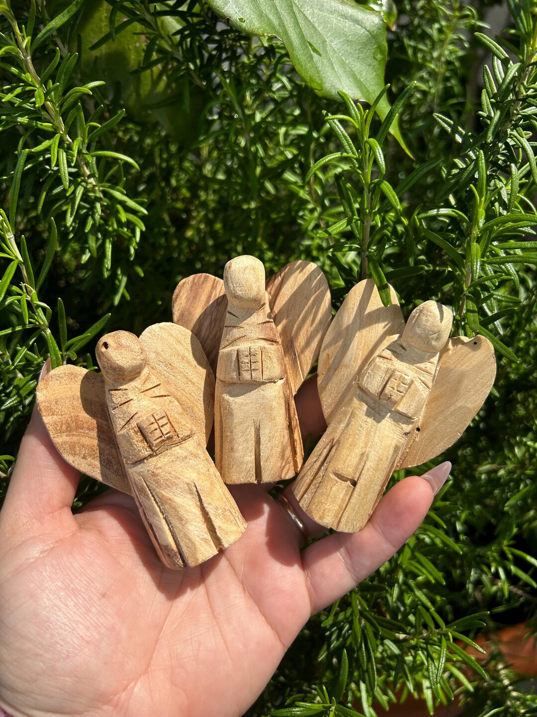 Carved Palo Santo Angel | Holy Wood Carving | Sacred Wood | Angelic ...
