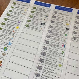 Doctrinal Mastery Scripture Stickers Digital File - Etsy