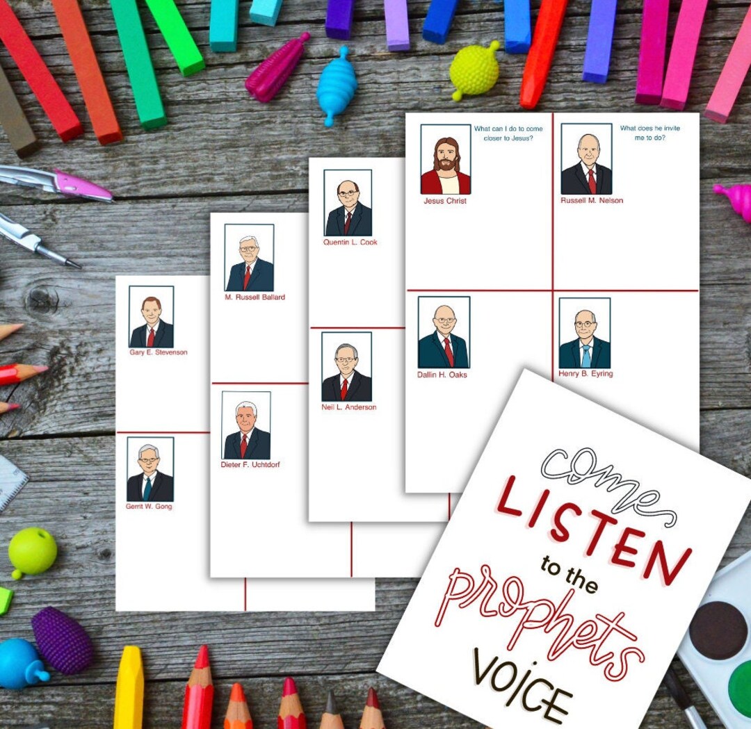 General Conference Come Listen to a Prophet's Voice Note - Etsy