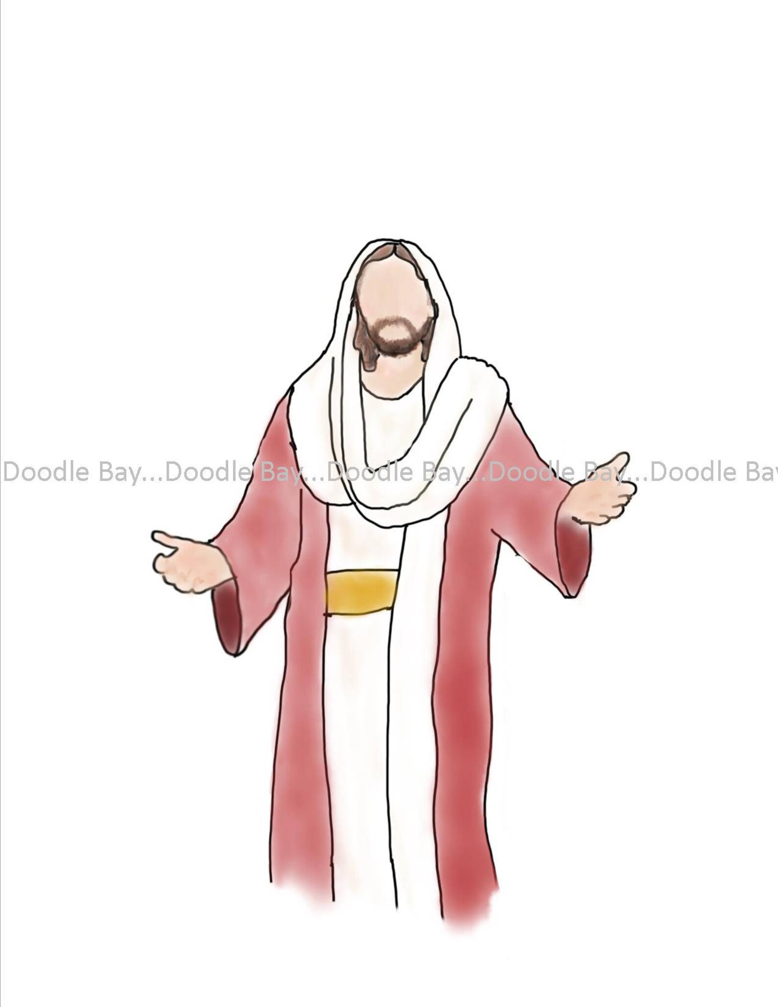 Christ Watercolor - Etsy