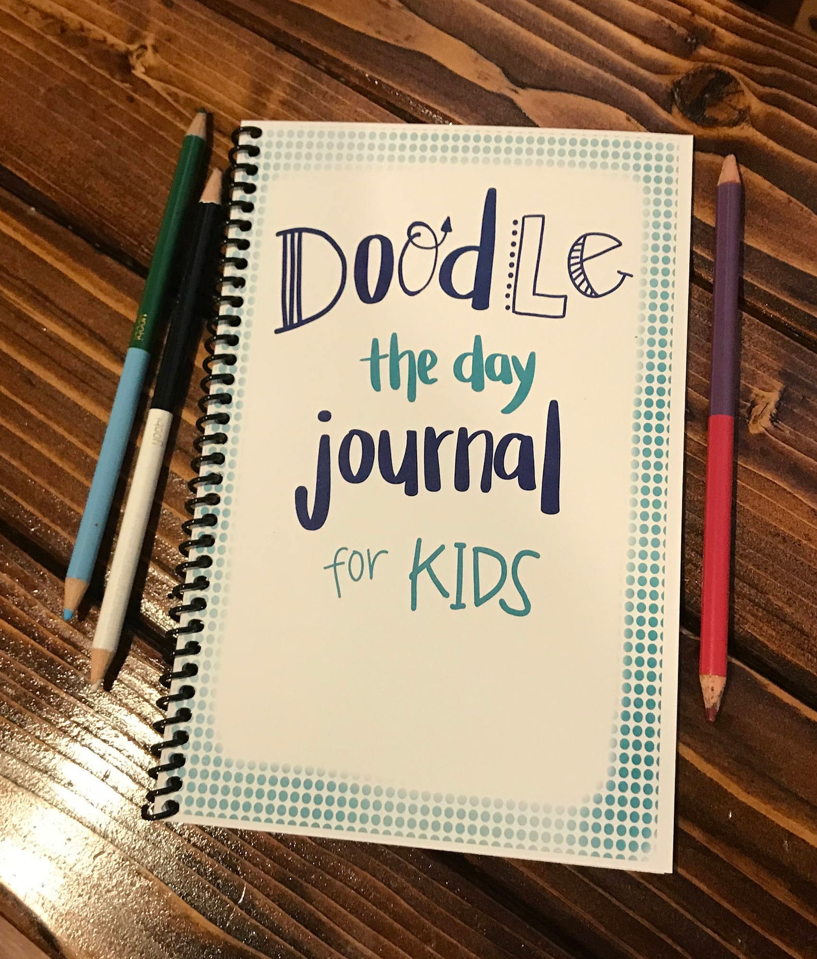 Doodle the Day Journal for Kids | Etsy