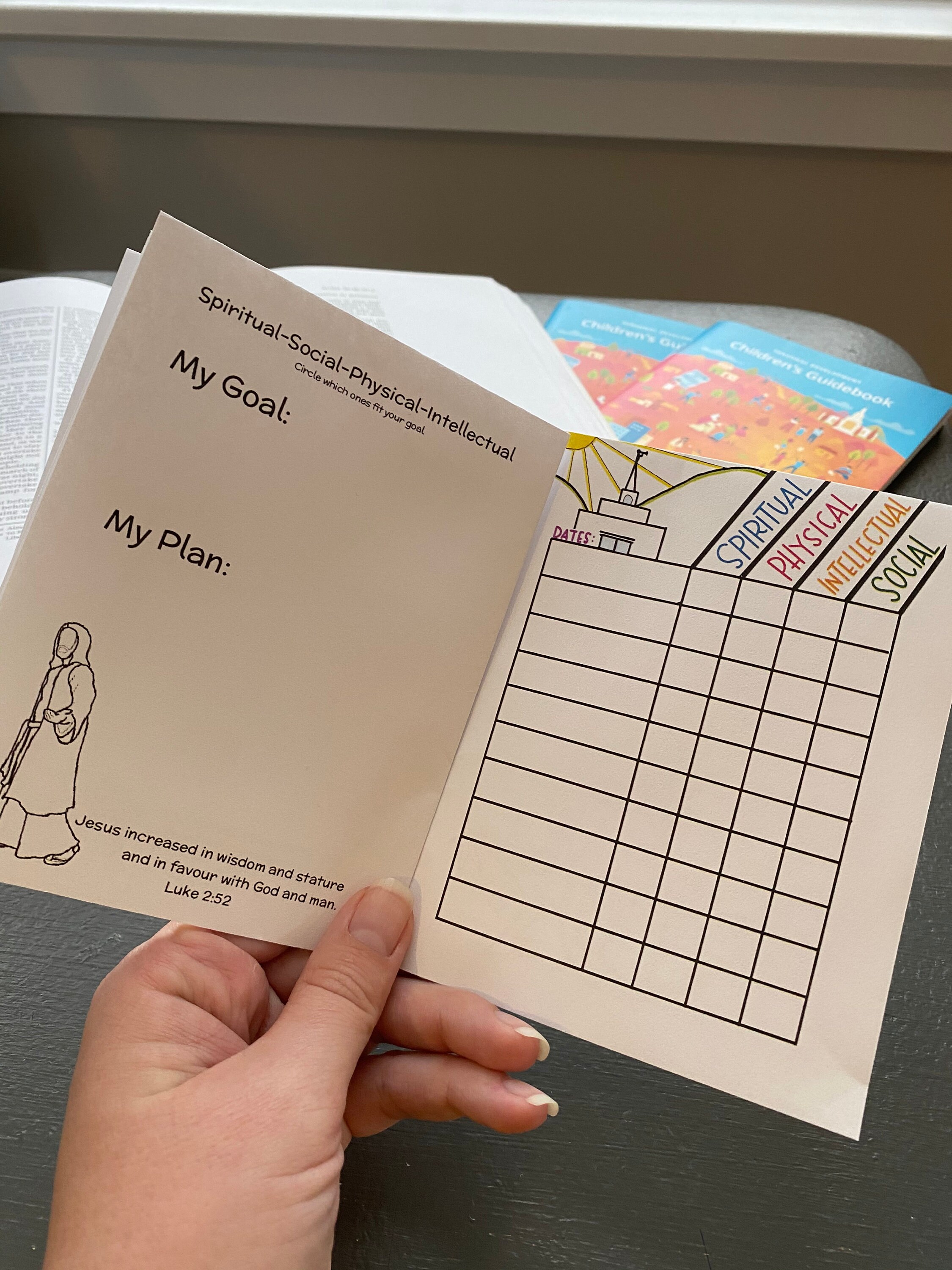 Little Goal Booklet - Children and Youth Personal Development - Etsy