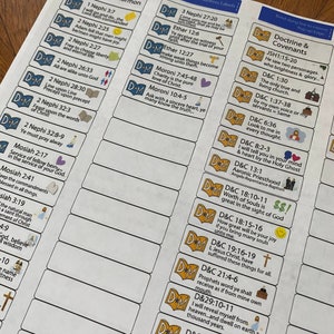 Doctrinal Mastery Scripture Stickers Digital File - Etsy