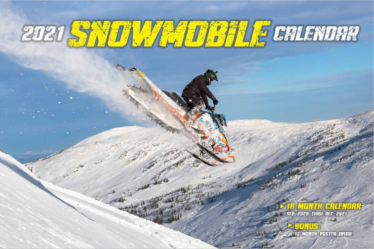Calendars & Planners Paper & Party Supplies Paper 2021 SNOWMOBILE ...