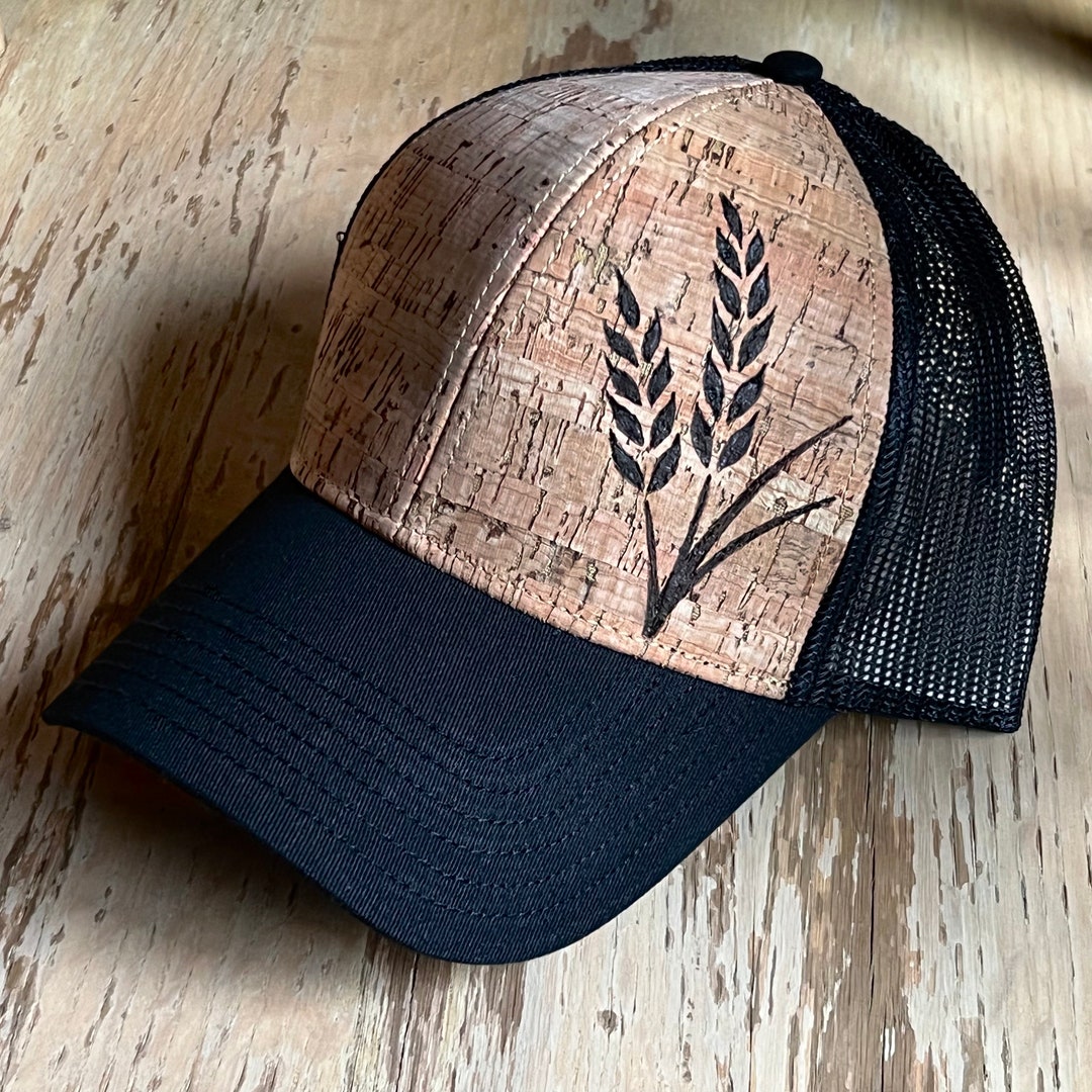 Wheat Hat - Cork, Trucker, High Quality - Car, Laptop, Waterbottle ...
