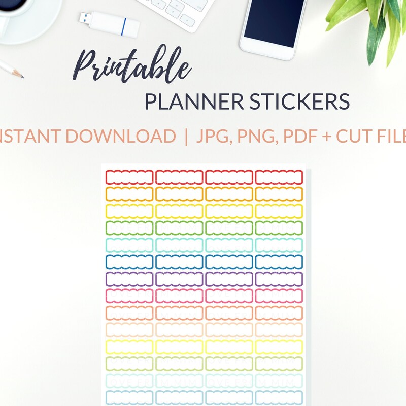 Scalloped Labels - Etsy