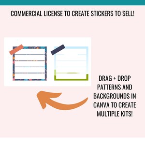 CANVA Sticky Notes Template, Editable Planner Sticker Template ...