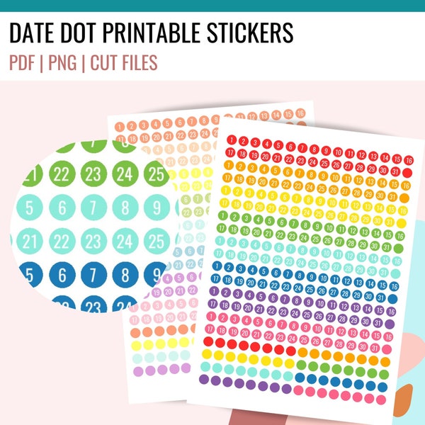 Dot Stickers - Etsy