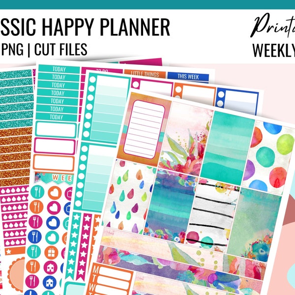 Printable Planner Stickers - Etsy