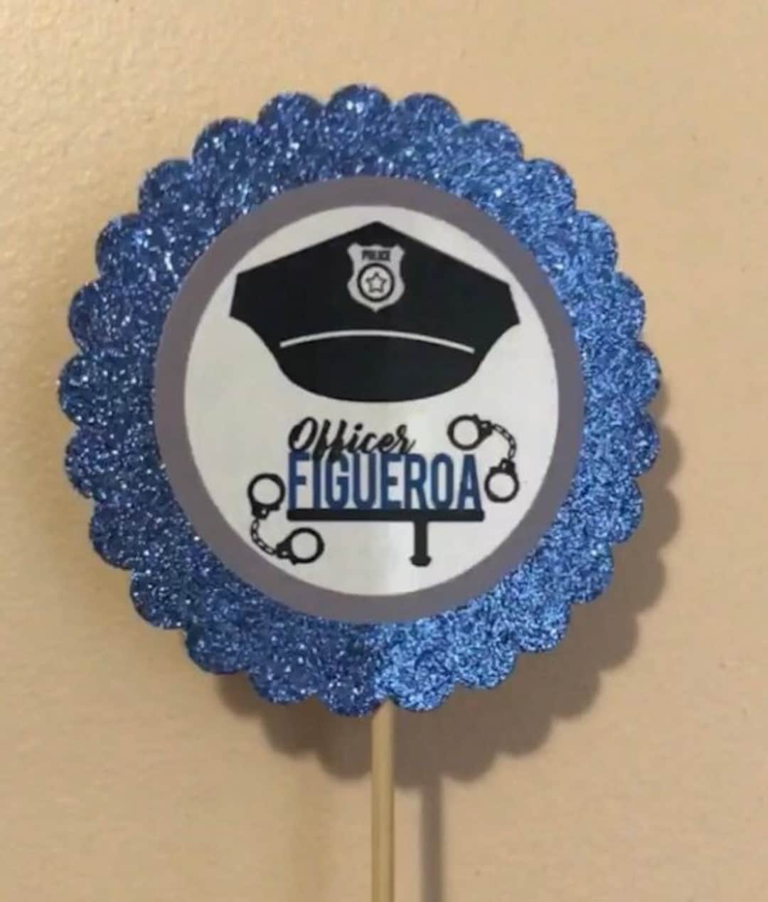Police Centerpiece Toppers, Police Theme, Celebration, Police Toppers ...