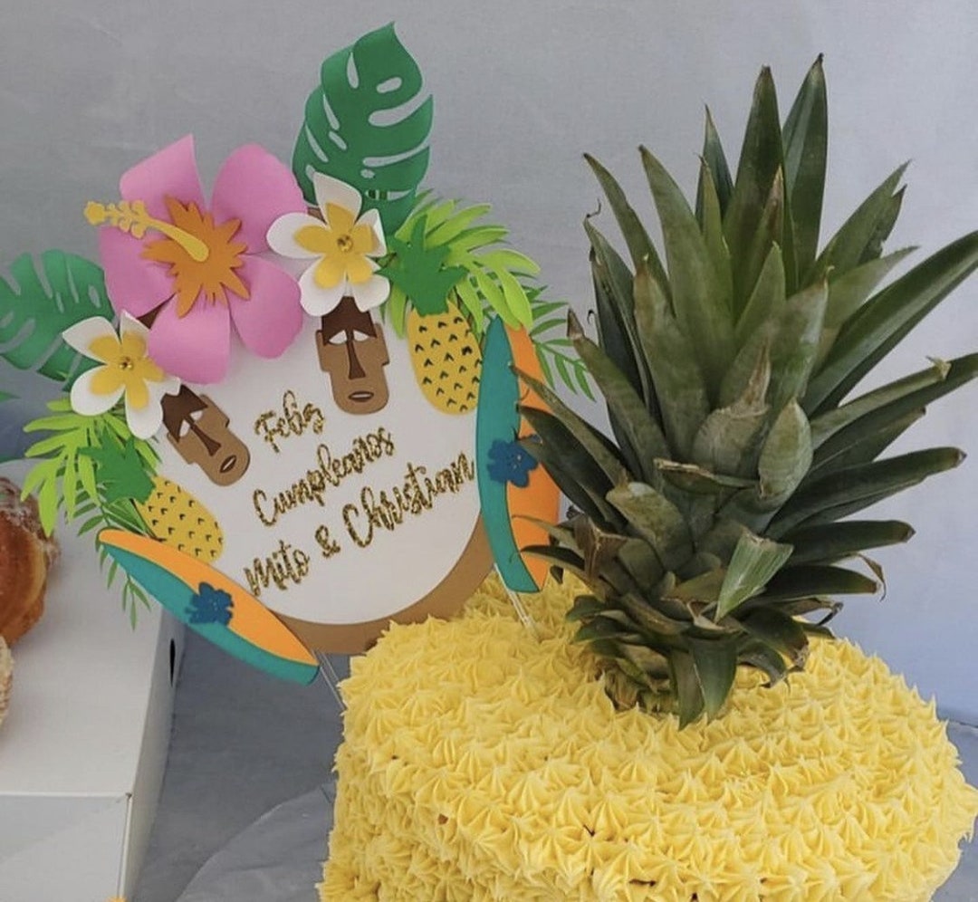 Hawaiian Cake Topper - Etsy