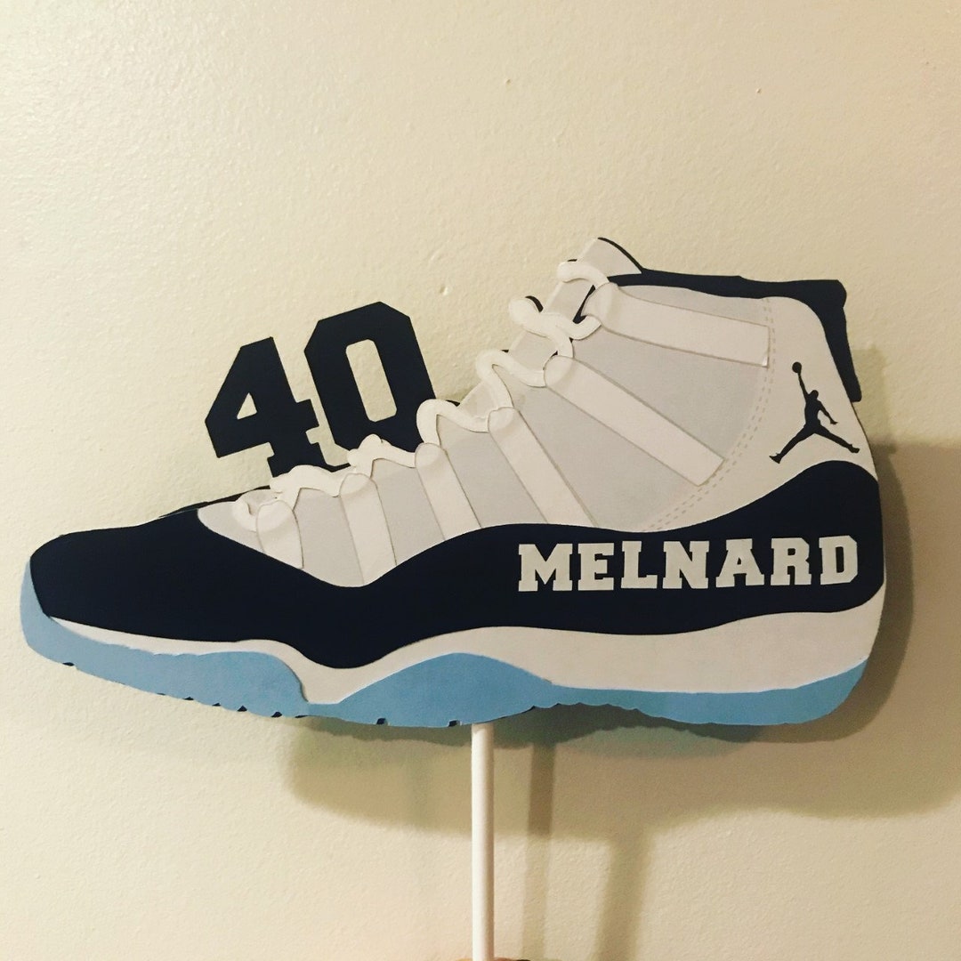 Jordan 11 Shoe Cake Topper, Shoe Topper, Birthday, Cake Decor, Sneakers ...