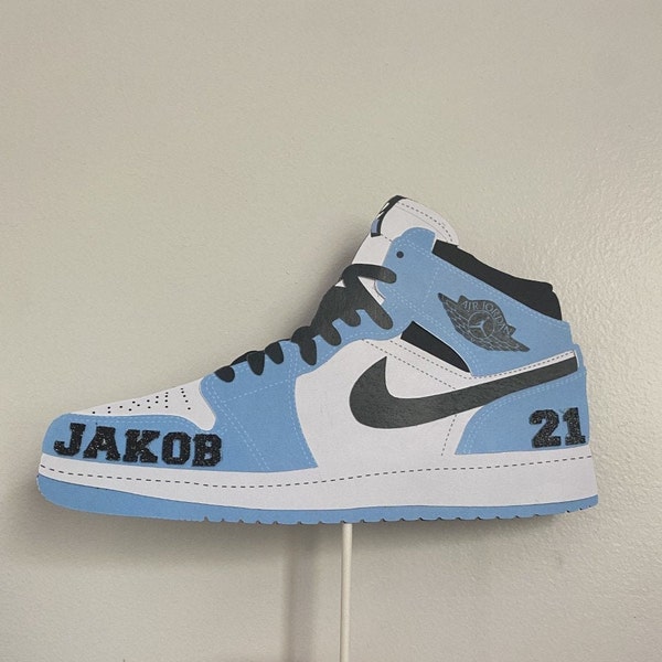 University Blue Jordan 1 - Etsy