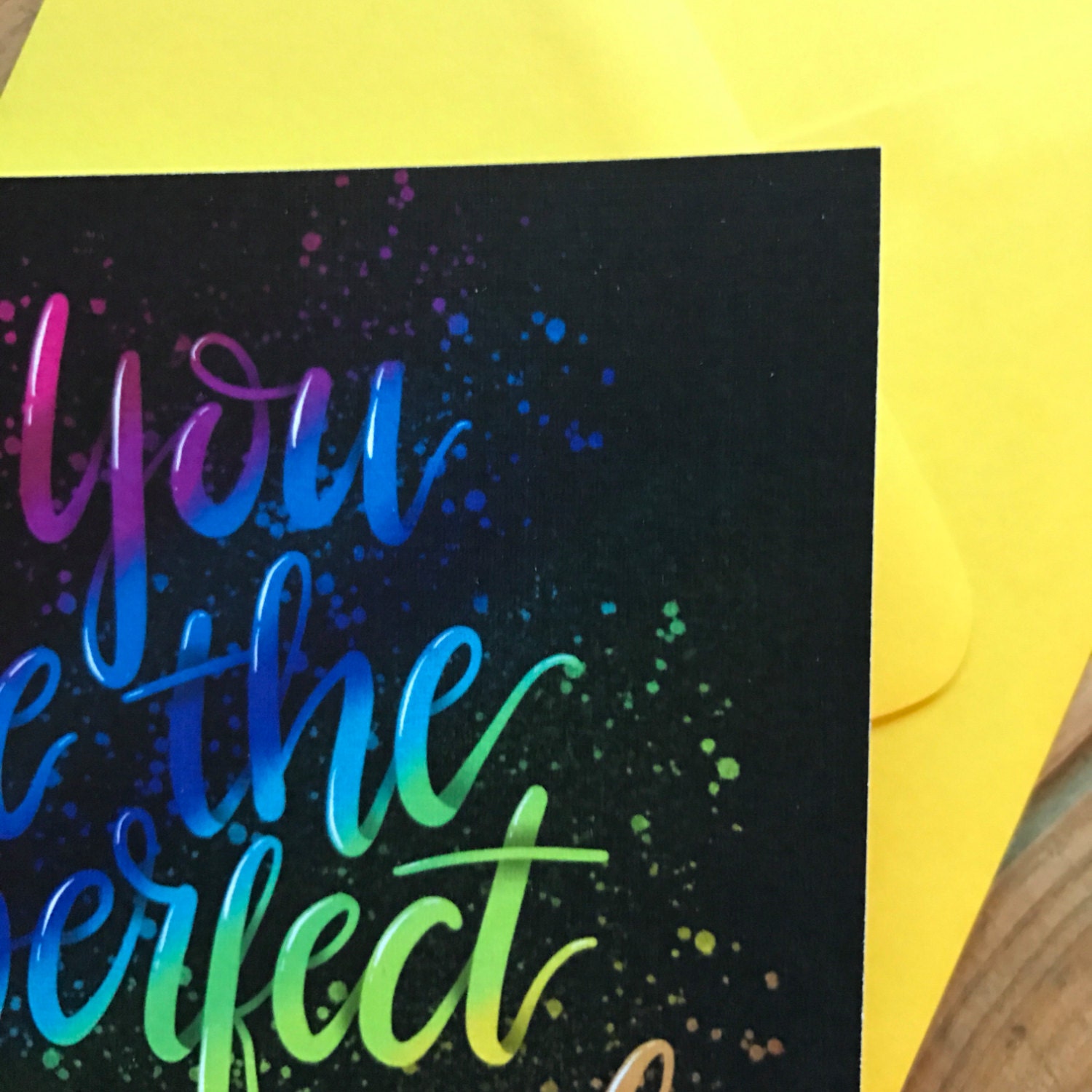 You are the perfect type of weird Just because note card | Etsy
