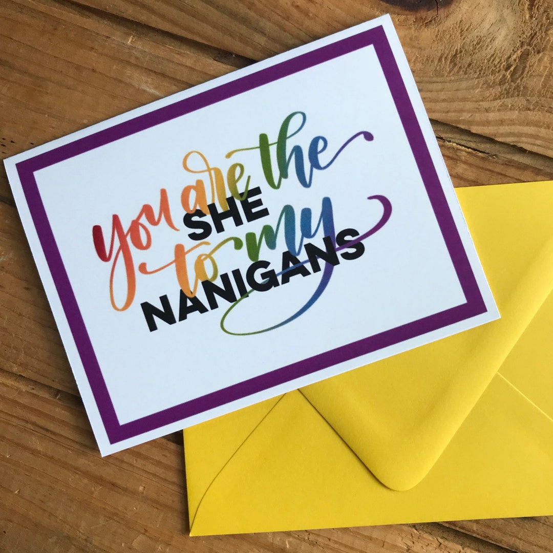 Shenanigans Friendship Card - Etsy