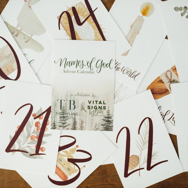 Christian Advent Calendar - Etsy