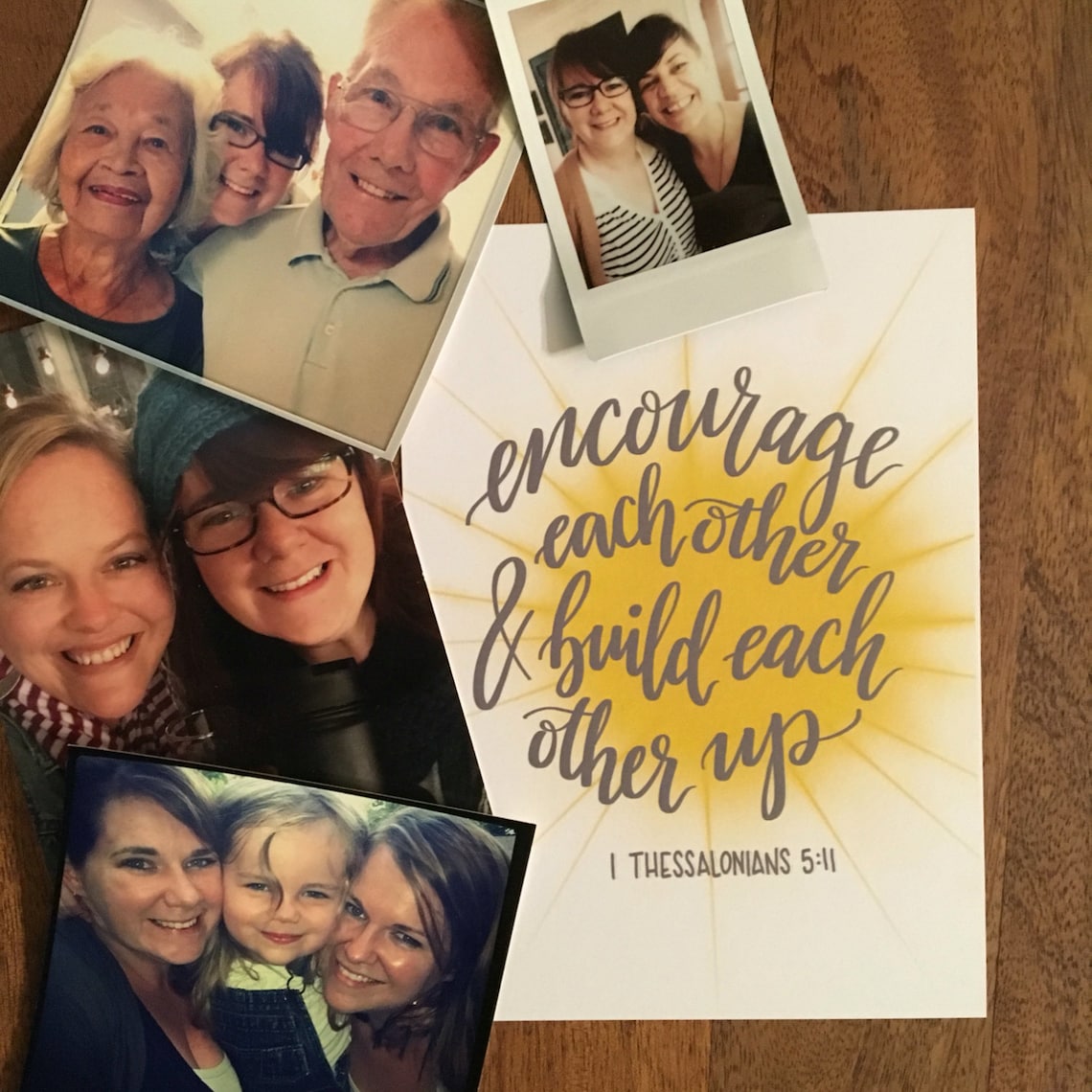Encourage & Build Each Other up - 5"x7" Print 1 Thessalonians 5:11 - Etsy