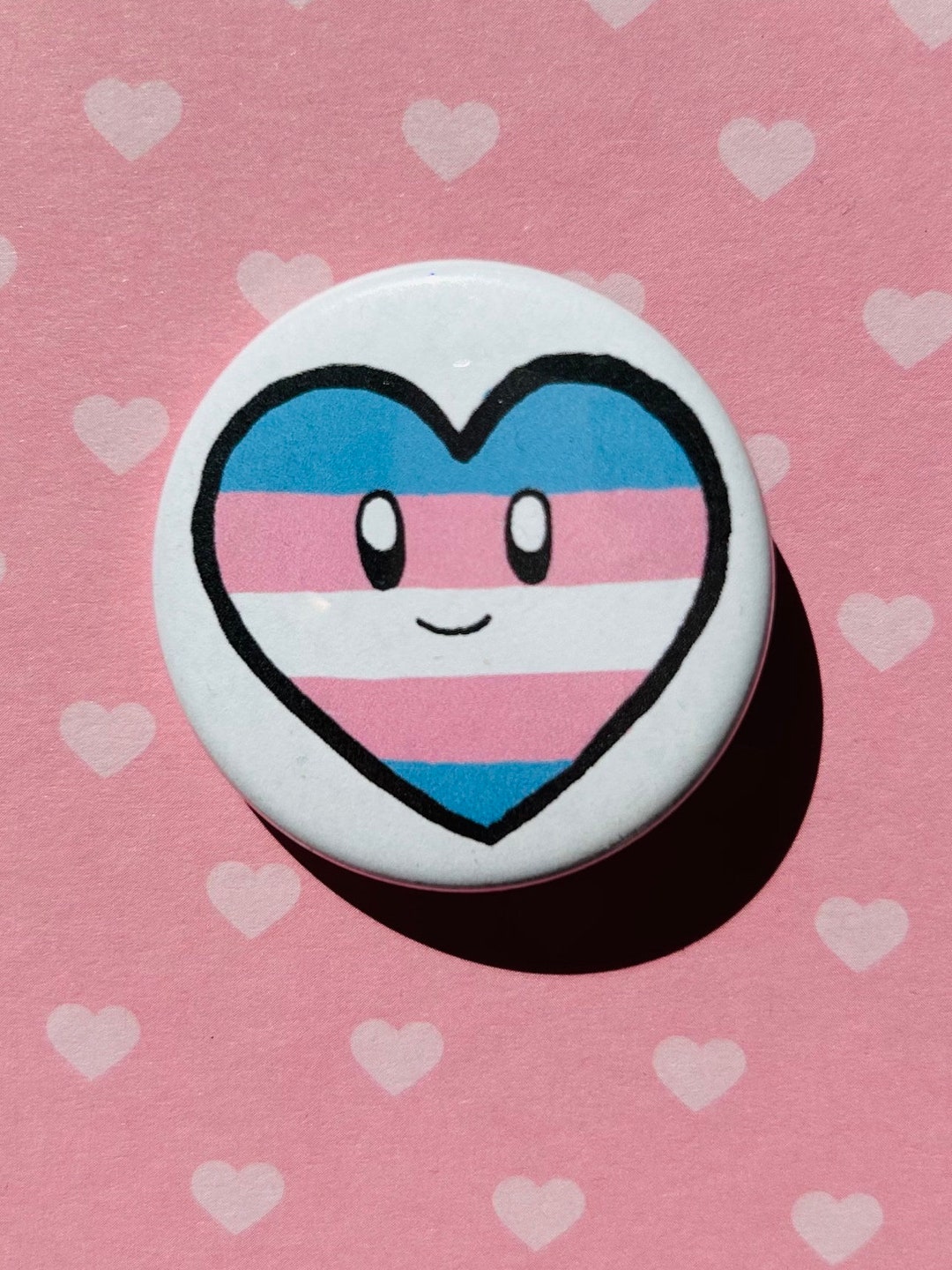 Transgender Pride Button - Etsy