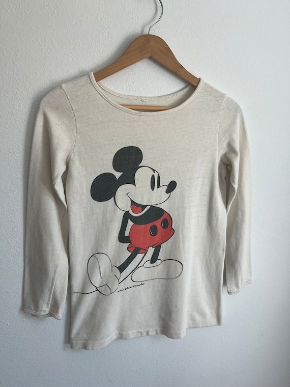 1970s mickey mouse tshirt - Gem