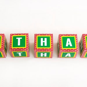 Personalized DIY Blocks Digital Printable - Etsy